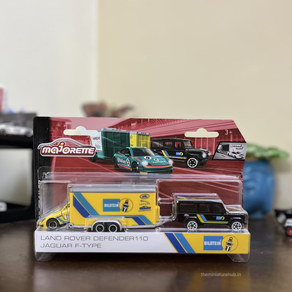 Defender 110 & Jaguar F-Type Bilstein Race Trailer | The Miniature Hub